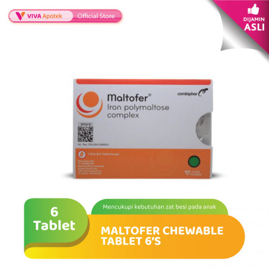 Maltofer Chewable Mengatasi Anemia (6 Tablet)