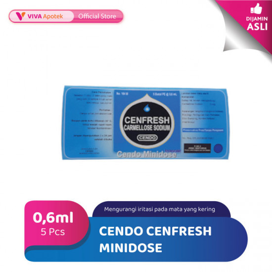 Cendo Cenfresh Minidose Obat Tetes Mata (5 X 0,6 ml)