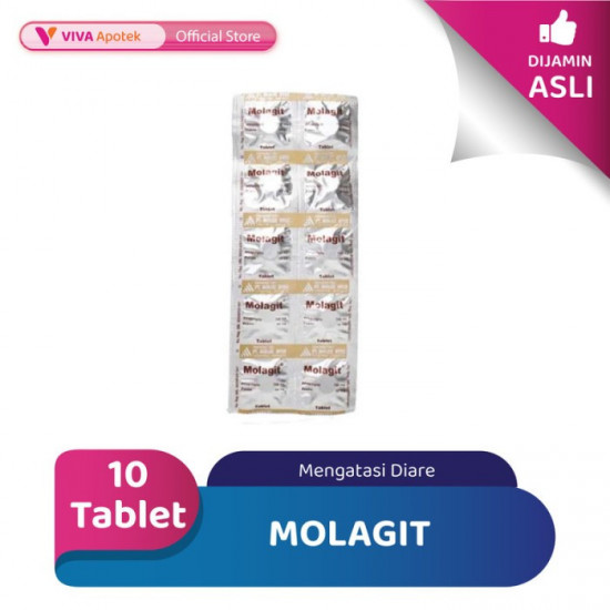 Molagit Mengatasi Diare (10 Tablet)