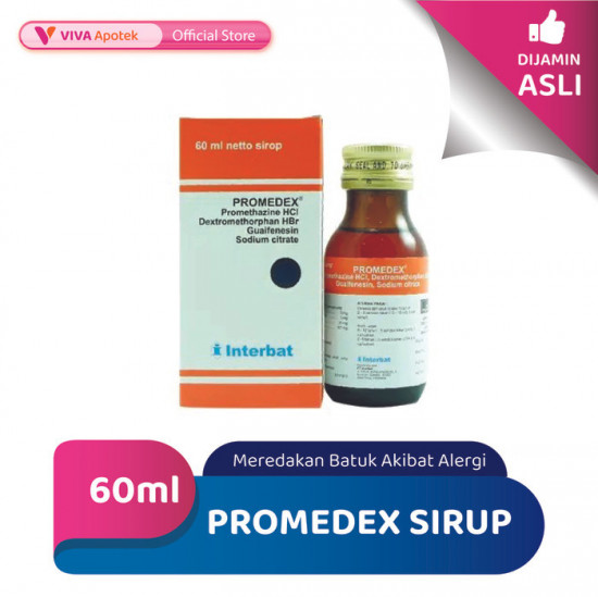 Promedex Obat Batuk dan Alergi Sirup (60 ml)
