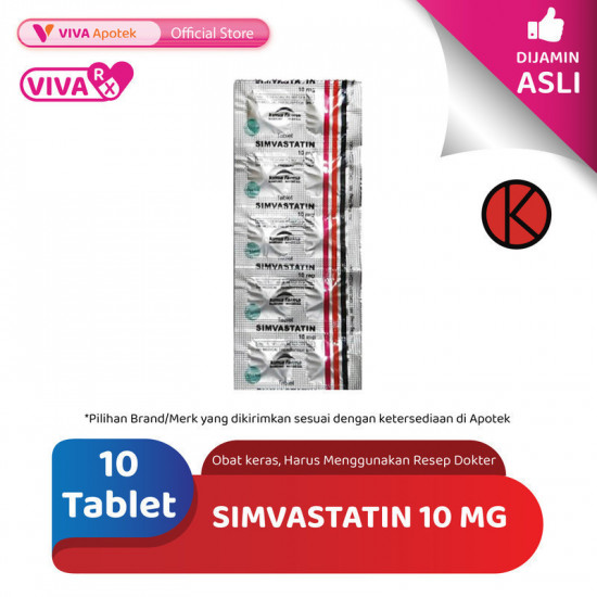 Simvastatin 10 mg (10 Tablet)
