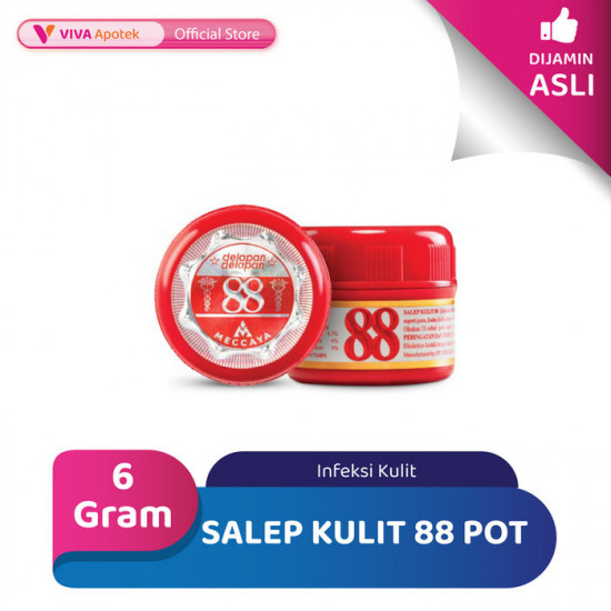 Salep Kulit 88 Pot untuk Infeksi Kulit (6 Gram)
