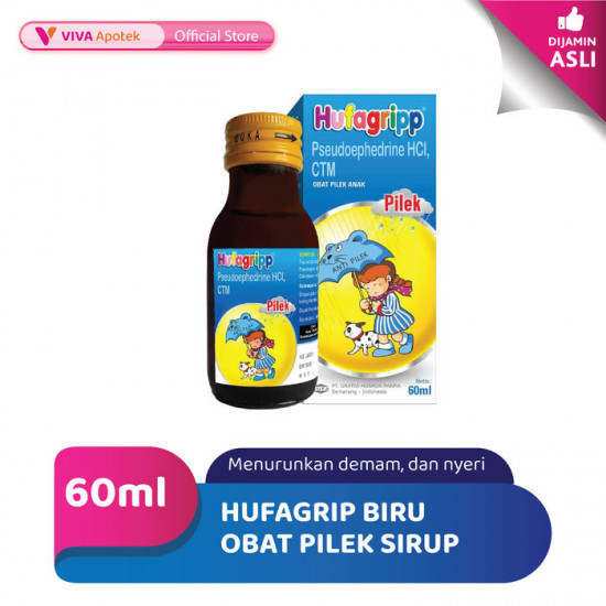 Hufagrip Biru Obat Pilek Sirup (60 ml)