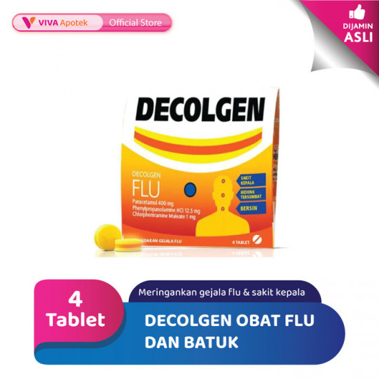 Decolgen Obat Flu dan Batuk (4 Tablet)
