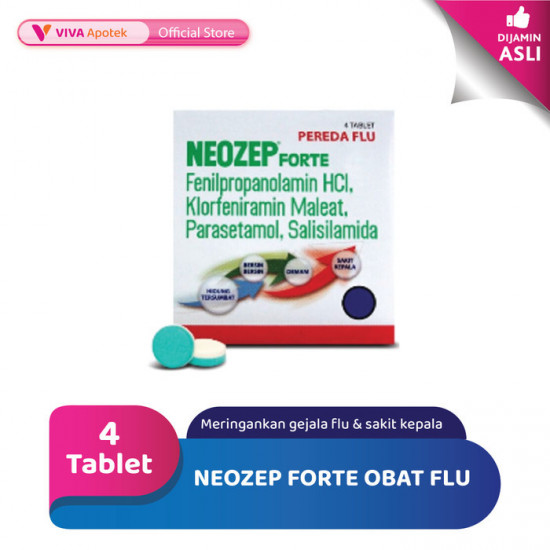 Neozep Forte Obat Flu (4 Tablet)