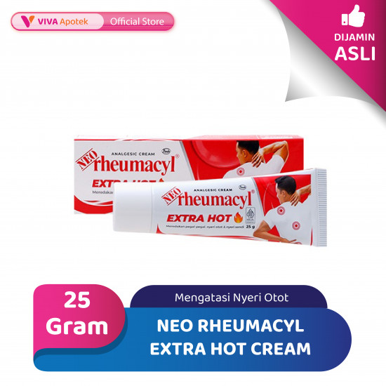 Neo Rheumacyl Extra Hot Cream Mengatasi Nyeri Otot (25 Gram)