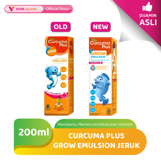 Curcuma Plus Grow Emulsion Jeruk (200 ml)