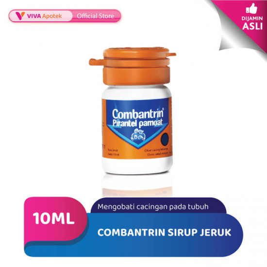 Combantrin Sirup Jeruk Mengatasi Infeksi Cacing (10 ml)