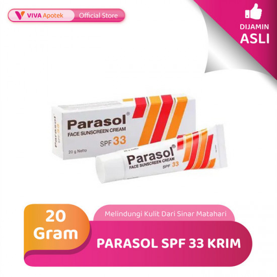 Parasol SPF 33 Krim Melindungi Kulit Dari Sinar Matahari (20 Gram)