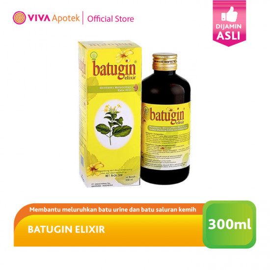 Batugin Elixir untuk Meluruhkan Batu Urin - 300 ml