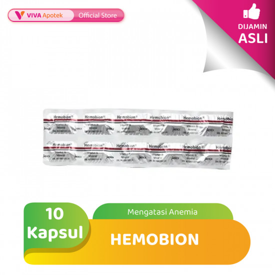 Hemobion Suplementasi untuk Mengatasi Anemia (10 Kapsul)