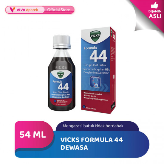 Vicks Formula 44 Dewasa Sirup (54 ml)