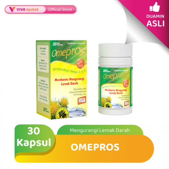 Omepros untuk Mengurangi Lemak Darah (30 Kapsul)