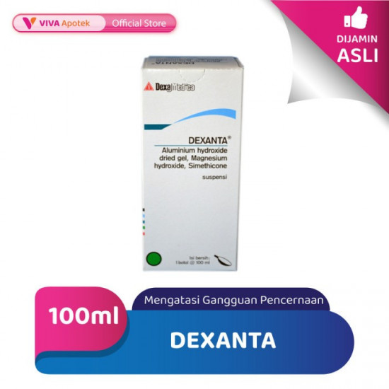 Dexanta Suspensi untuk Mengatasi Gangguan Pencernaan (100 ml)