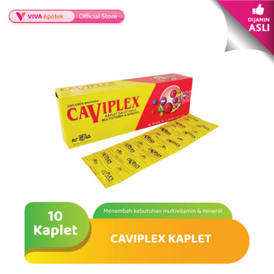 Caviplex untuk Kebutuhan Multivitamin & Mineral (10 Kaplet)