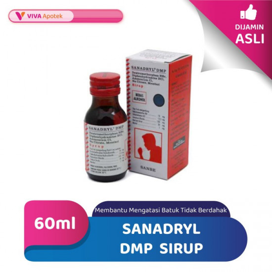 Sanadryl Dmp Obat Batuk Sirup (60 ml)