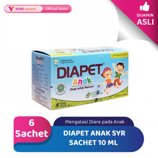 Diapet Anak Sirup Sachet 10 ml