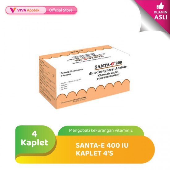Santa-E 400 IU Kaplet 4`S