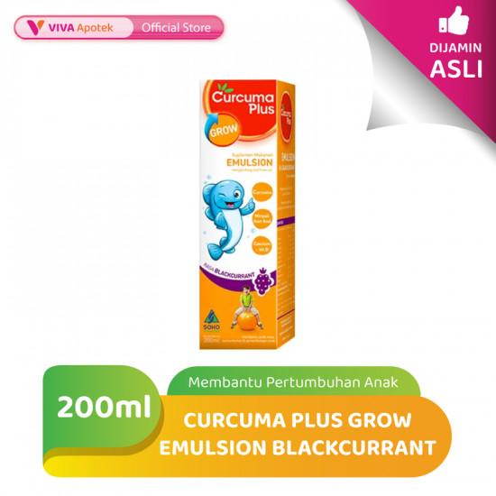 Curcuma Plus Grow Emulsion Blackcurrant (200 ml)