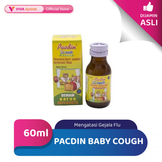 Pacdin Baby Cough untuk Mengatasi Gejala Flu (60 ml)