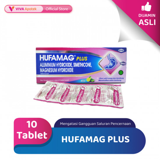 Hufamag Plus Mengatasi Maag & Asam Lambung (10 Tablet)