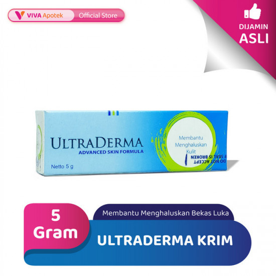 Ultraderma Krim untuk Membantu Menghaluskan Bekas Luka (5 Gram)
