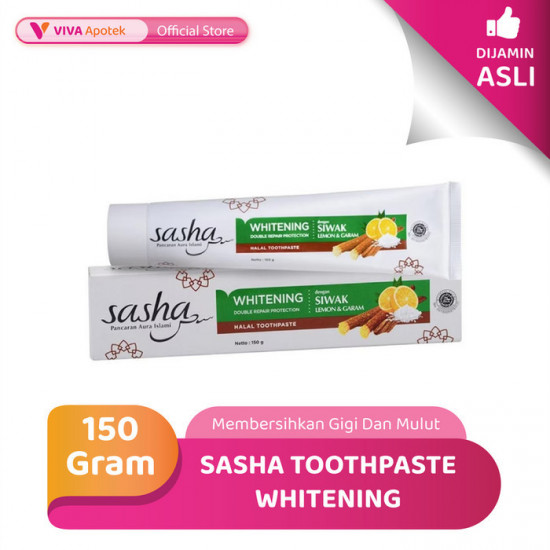 Sasha Toothpaste Whitening (150 Gram)