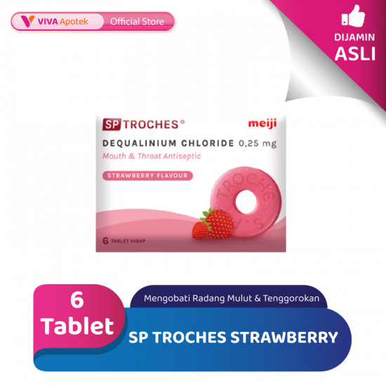SP Troches Strawberry Tablet 6`S