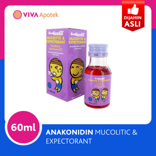 Anakonidin Mucolitic & Expectorant Sirup (60 ml)