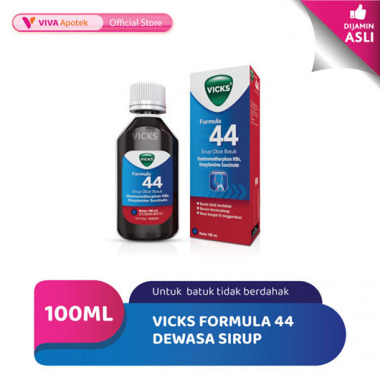 Vicks Formula 44 Dewasa Sirup (100 ml)