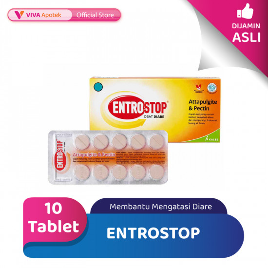 Entrostop untuk Mengatasi Diare (10 Tablet)