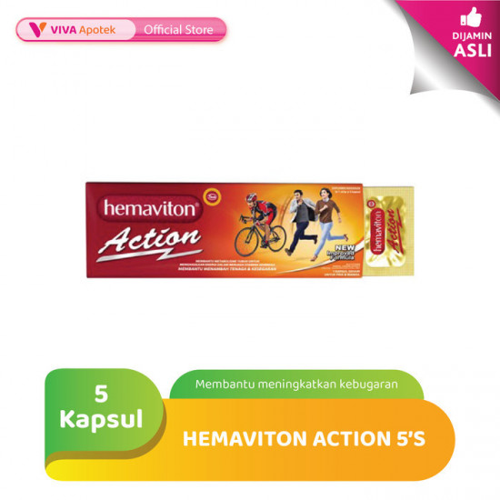 Hemaviton Action Suplemen Daya Tahan Tubuh (5 Kapsul)