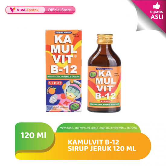 Kamulvit B-12 Syrup Jeruk (120 ml)