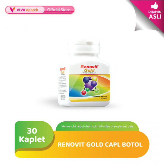 Renovit Gold Botol (30 Kaplet)