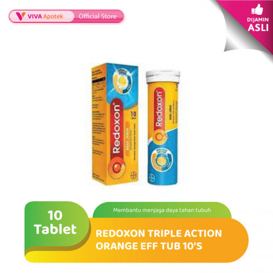 Redoxon Triple Action Orange (10 Tablet Effervescent)