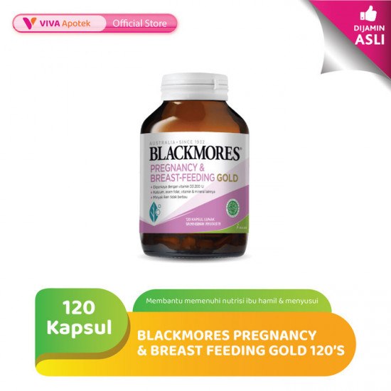 Blackmores Pregnancy & Breast - Feeding Gold Capsul Botol 120`S