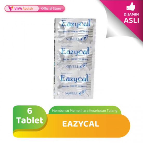 Eazycal Membantu Memelihara Kesehatan Tulang (6 Tablet)