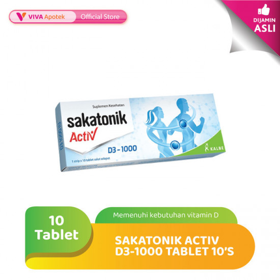 Sakatonik Activ D3-1000 (10 Tablet)
