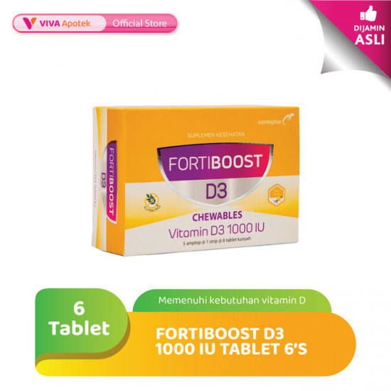 Fortiboost D3 1000 IU Tablet 6`S