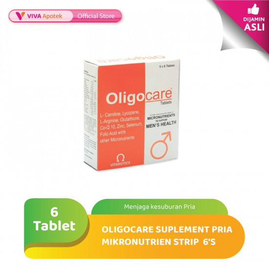 Oligocare untuk Menunjang Kesehatan Pria (30 Tablet)