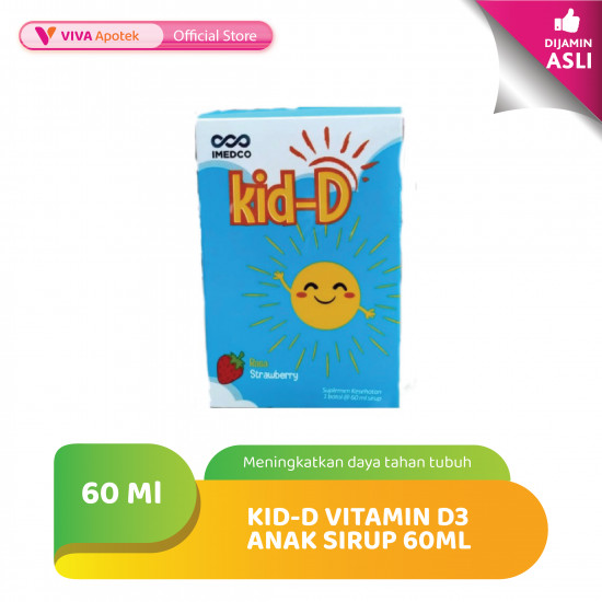 KID-D Vitamin D3 Anak Syr 60Ml