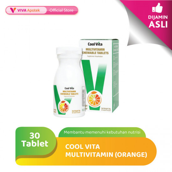 Cool Vita Multivitamin Orange (30 Tablet)