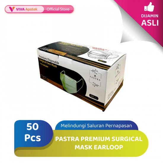 Pastra Premium Surgical Mask Earloop (50 Pcs)