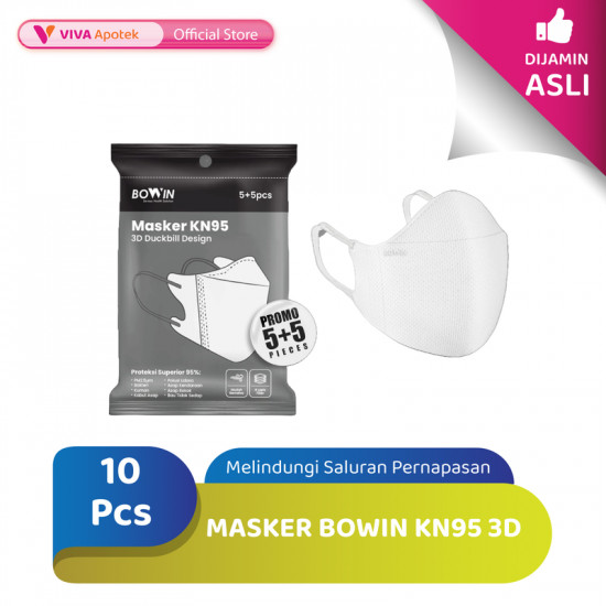 Masker Bowin KN95 3D Pack (5 +5 Pcs)