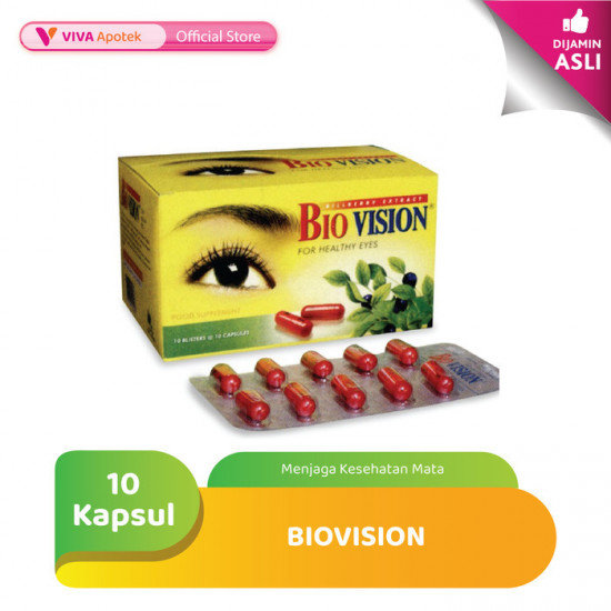 Biovision untuk Menjaga Kesehatan Mata Kapsul 10'S