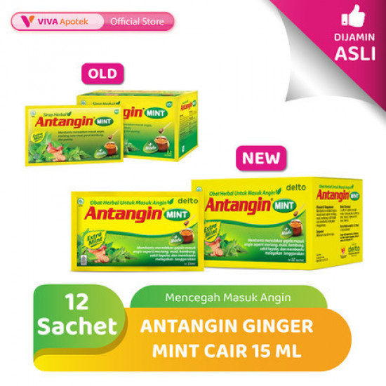 Antangin Ginger Mint Sachet 15 ml Box 12'S