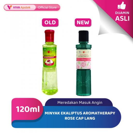 Minyak Ekaliptus Aromatherapy Rose Cap Lang (120 ml)