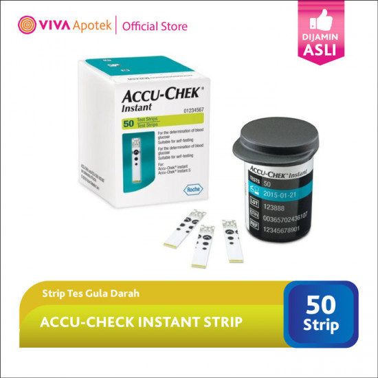 Accu-Chek Instant alat Ukur Gula Darah (50 Strip)