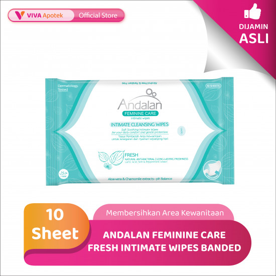 Andalan Feminine Care Fresh Intimate Wipes (Pack - 2 Pcs)