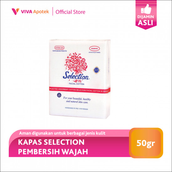 Kapas Selection Pembersih Wajah Pack - 50 Gram